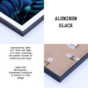 ADD a FRAME to Your SIGNABLE Posters, Not Assembled, Black Aluminum ...