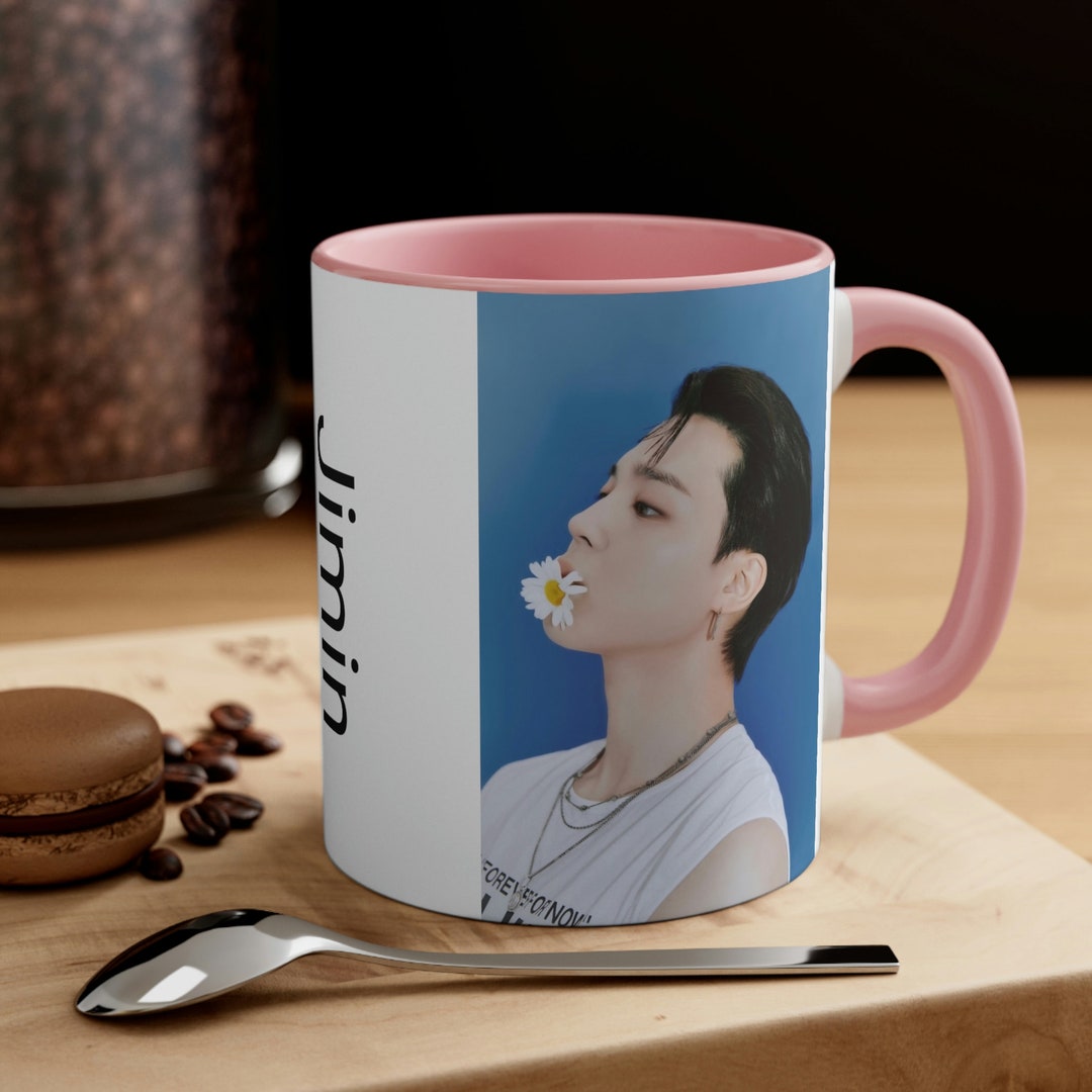 Jimin Colorful Mugs, BTS Park Ji-min - Chimchim, 11oz Ceramic Mug ...