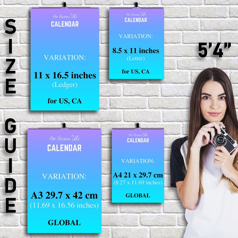 Flamingo Wall Calendar 2024 Flamingo Heart Shape Calendar - Etsy