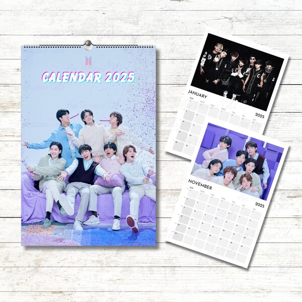 Calendario bts 2025 - Etsy México