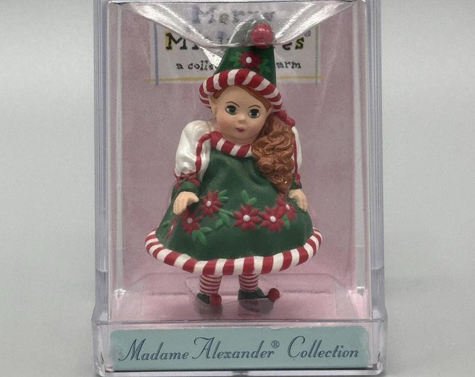 Vintage 2000 Hallmark Merry Miniatures Madame Alexander Santas Little ...