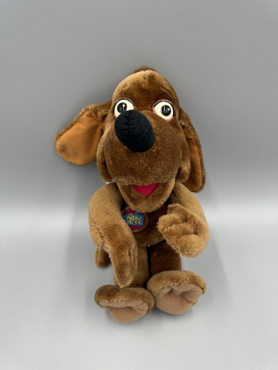 Vintage NUZZLE DOG the Puzzle Place Plush 13”stuffed Animal Fisher ...
