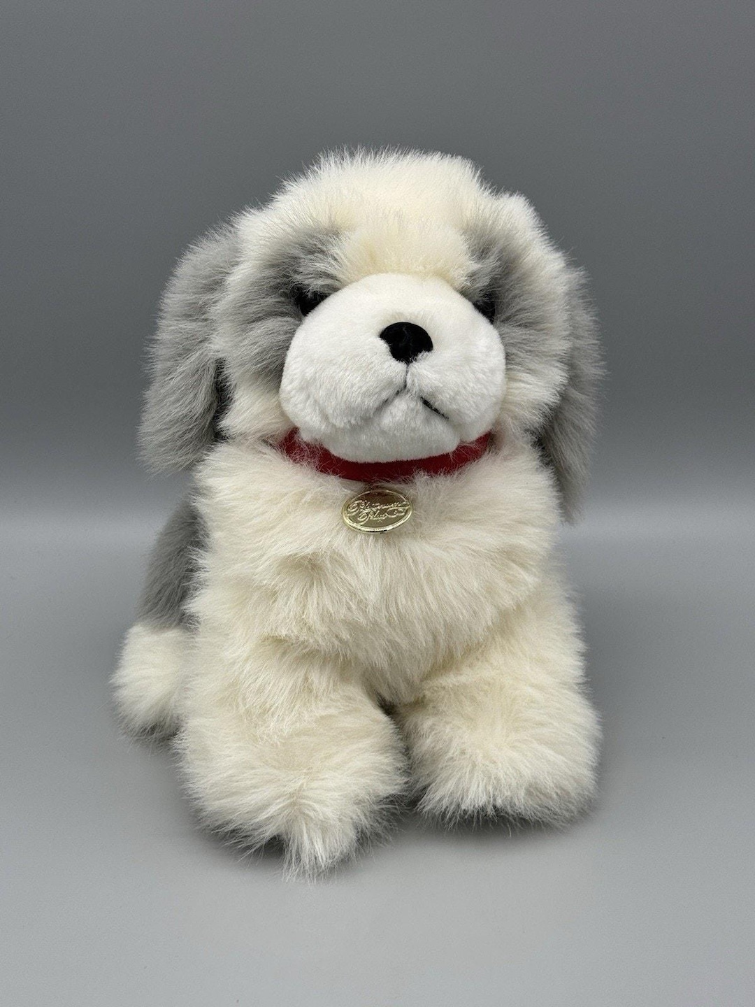 Vintage Old English Sheepdog Plush 12” Stuffed Animal Platinum Plus No ...