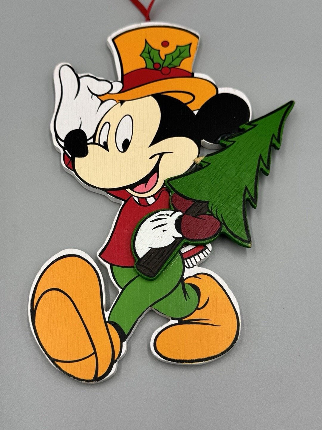 Vintage Mickey Mouse Carrying Tree Ornament the Walt Disney Company ...