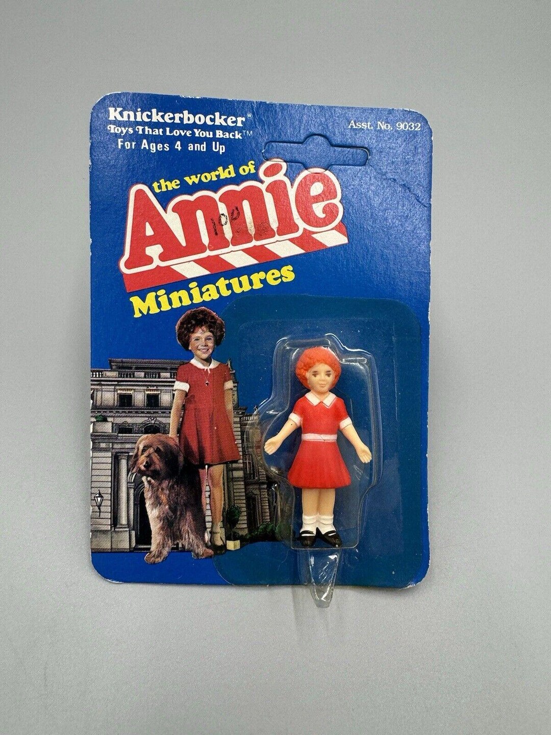 Vintage 1982 Knickerbocker the World of Annie Red Dress 2 Doll Figure ...