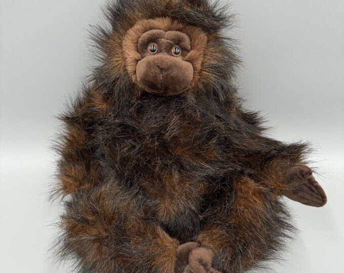 People Pals Realistic 12” Gorilla Monkey Chimpanzee Orangutan Stuffed ...