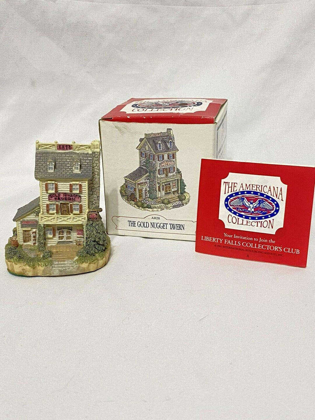 Vintage 1993 - Americana Collection the Gold Nugget Tavern AH28 Liberty ...