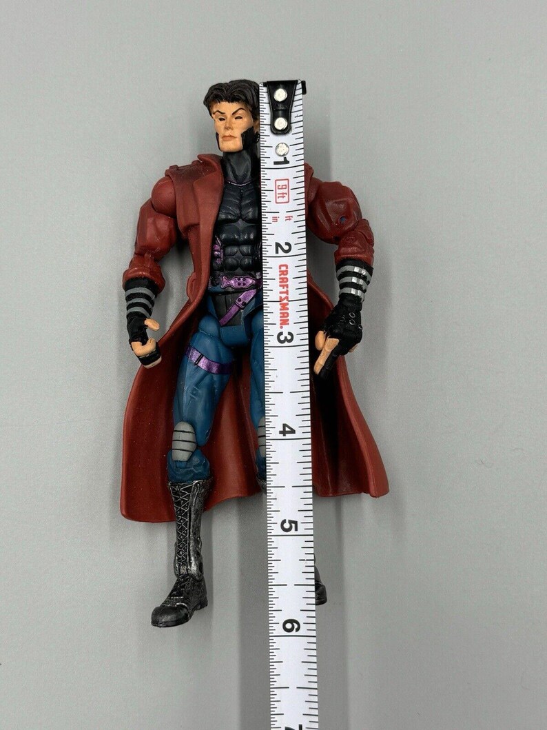 Vintage 2003 Marvel Legends Gambit Action Figure Toy Biz Loose 6 - Etsy