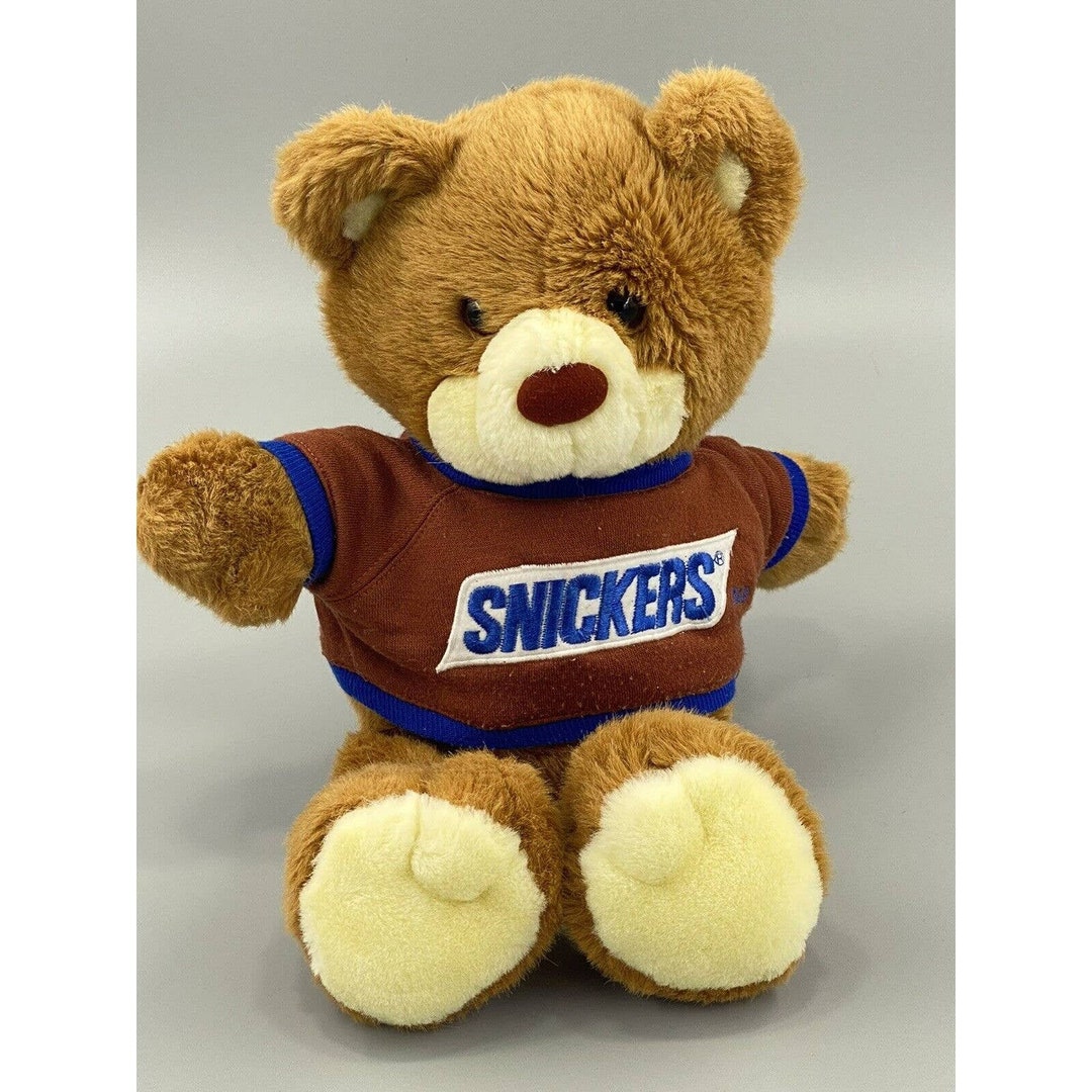 Vintage 1987 Snickers 14 Inch Plush Teddy Bear Mars Inc. - Etsy