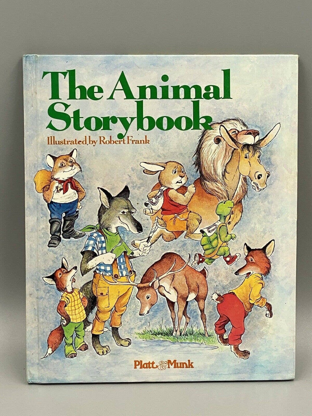 Vtg 1978 the ANIMAL STORYBOOK Illustrated by Robert Frank Platt & Munk ...