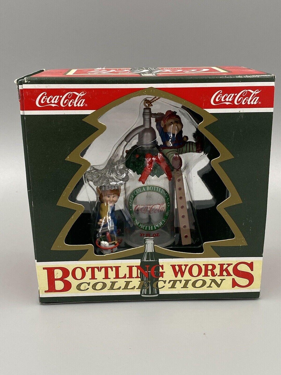 Vintage 1994 Elves Ornament Coca Cola Bottling Works Seltzer Surprise ...