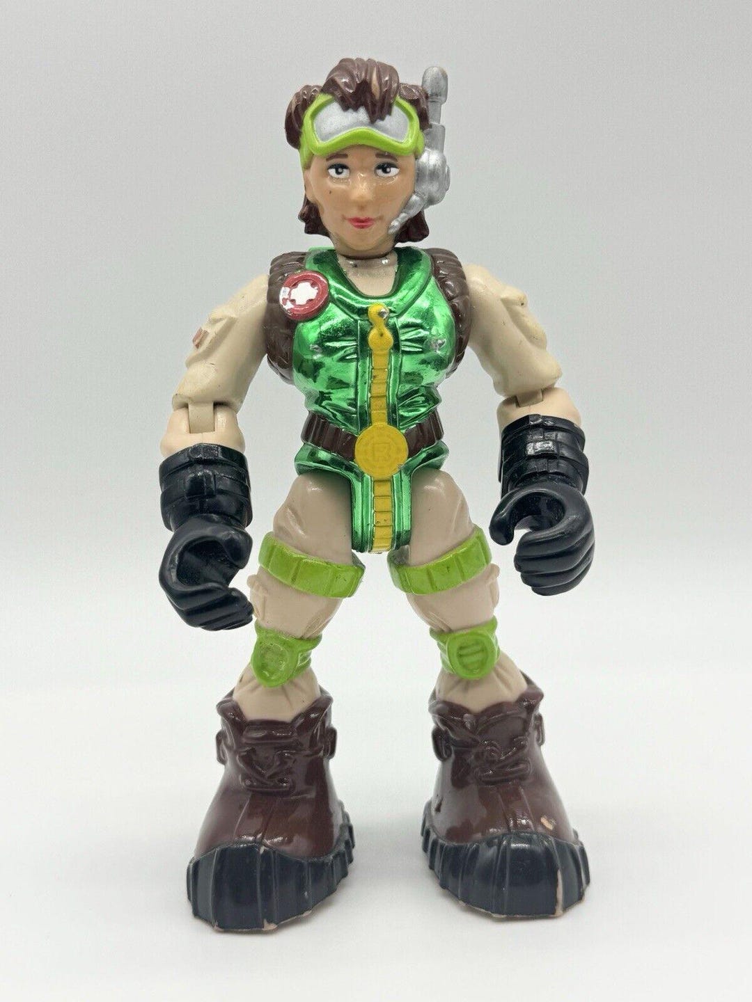 Vtg 1999 Fisher-price Mattel Rescue Heroes Ariel Flyer 6 Inch Action ...