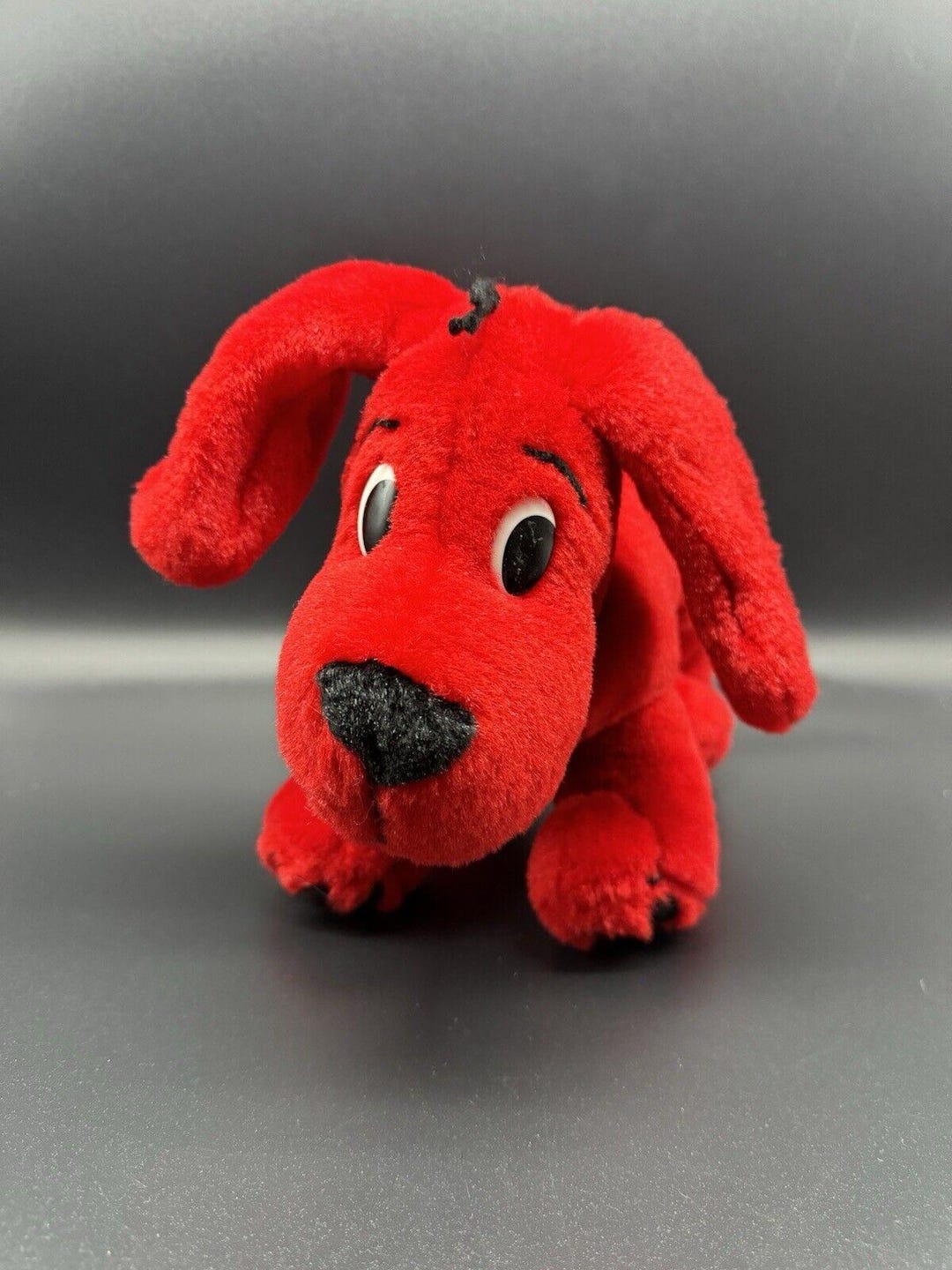 Clifford the Big Red Dog Plush 10 Vintage 2000 Scholastic W/ Dog Bone ...