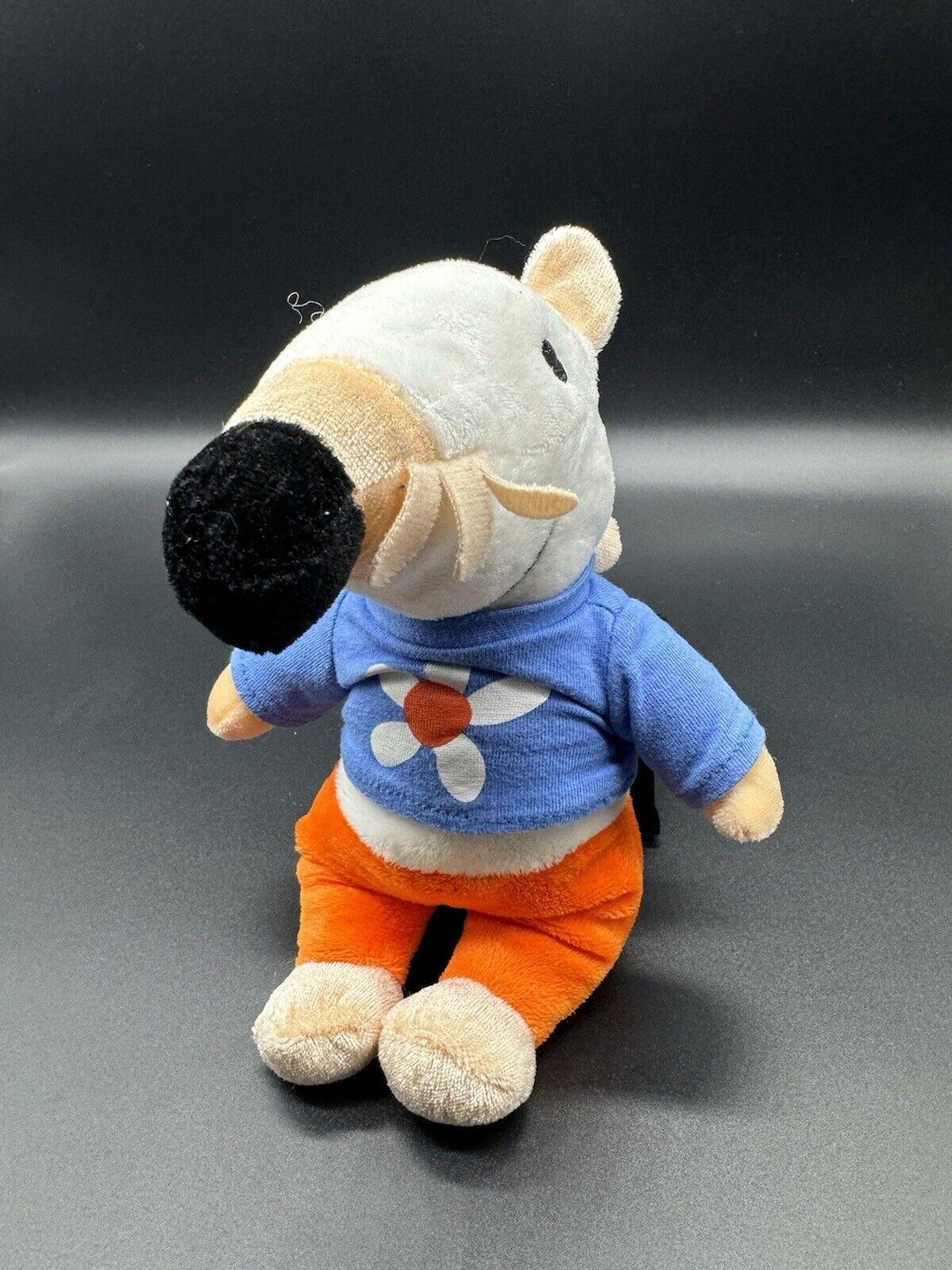 Vintage 8 Maisy Mouse Plush Stuffed Animal Yottoy Toy Flower Orange ...