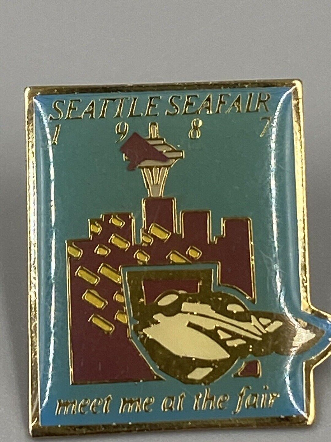 Vintage 1987 Seattle Sea Fair Seafair Lapel Hat Pin - Meet Me at the ...