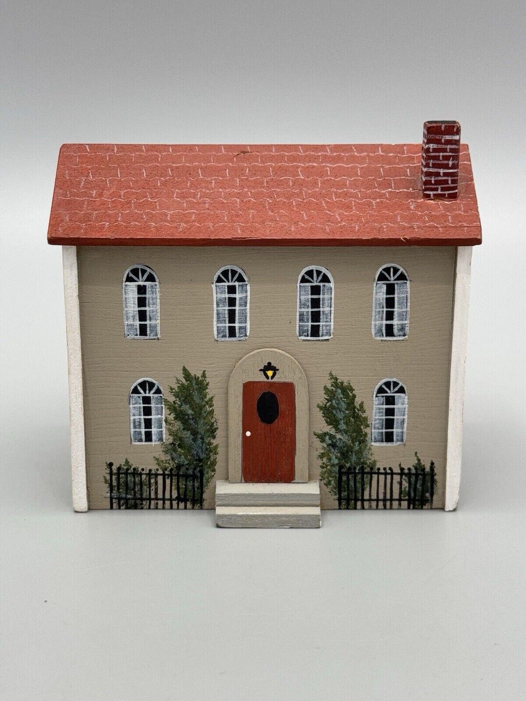 Vintage 1993 Helen Allen Wooden Village House the Virginian 3 - Etsy