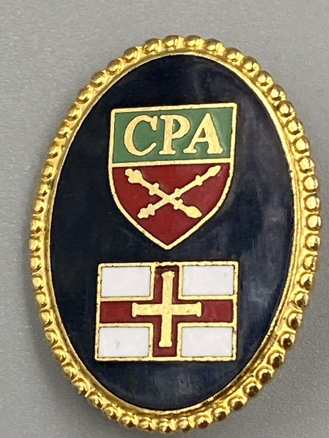 Vintage CPA Oval Shaped Regal Style Lapel Pin Brooch - Etsy
