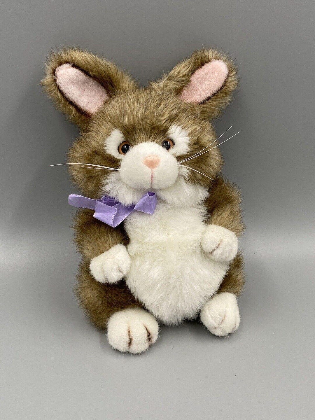 Vtg Easter Parade 10 Bunny Rabbit Plush Gibson Greetings Stuffed Animal ...