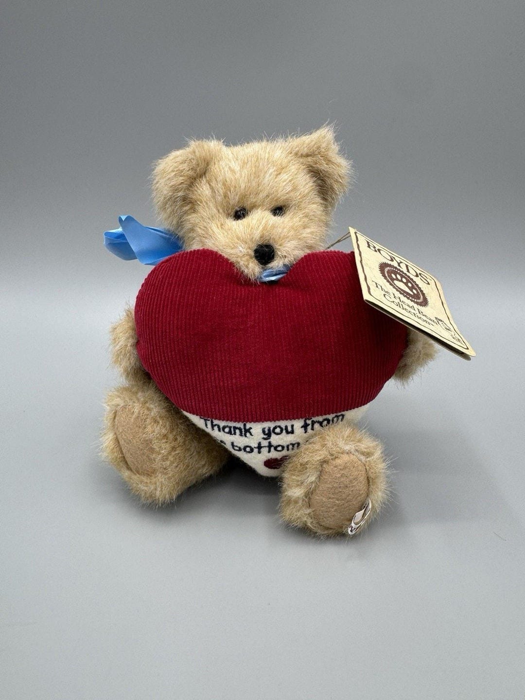 2006 Boyds Bears Manny Thanks Plush Bear Thank You From the Bottom of ...