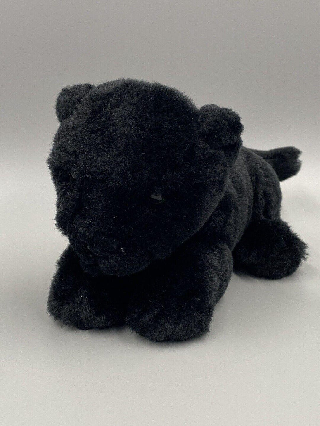 Wild Republic Realistic Black Panther Jaguar Cat 8” Plush Stuffed ...