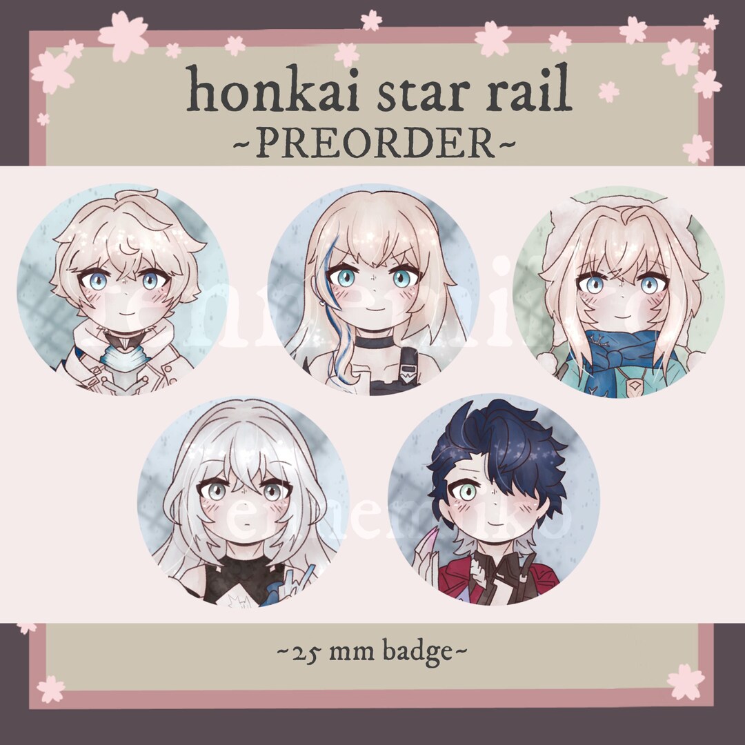 PREORDER // Honkai Star Rail 25mm Pin Badges - Etsy