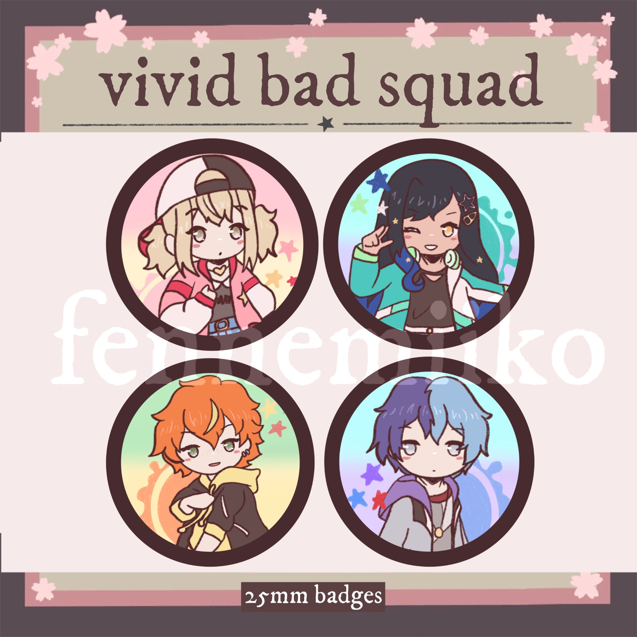 All Units Project Sekai 25mm Ita Filler Pin Badges - Etsy UK