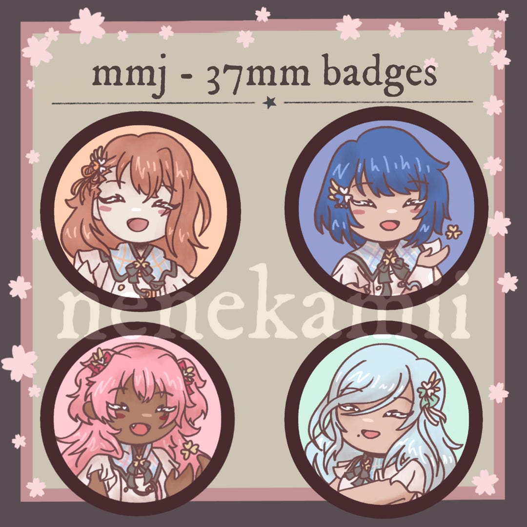 More More Jump - Project Sekai 37mm Badges!! - Etsy