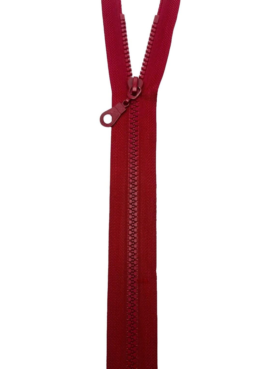 Zipper / Dark Red Zipper Zipper, From 4 Cm to 80 Cm, Indivisible or ...