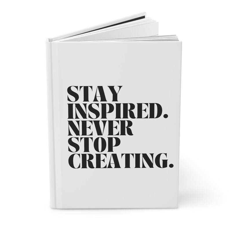 Inspirational Journal, Creativity Notebook, Writing Diary, Hard Cover ...