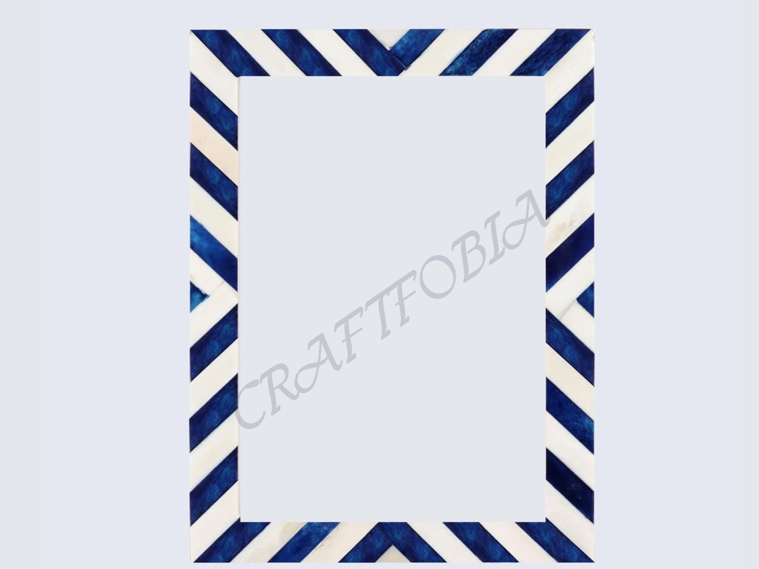 Blue Vintage Antique Photo Frame - Old-world Charm Picture Frame ...