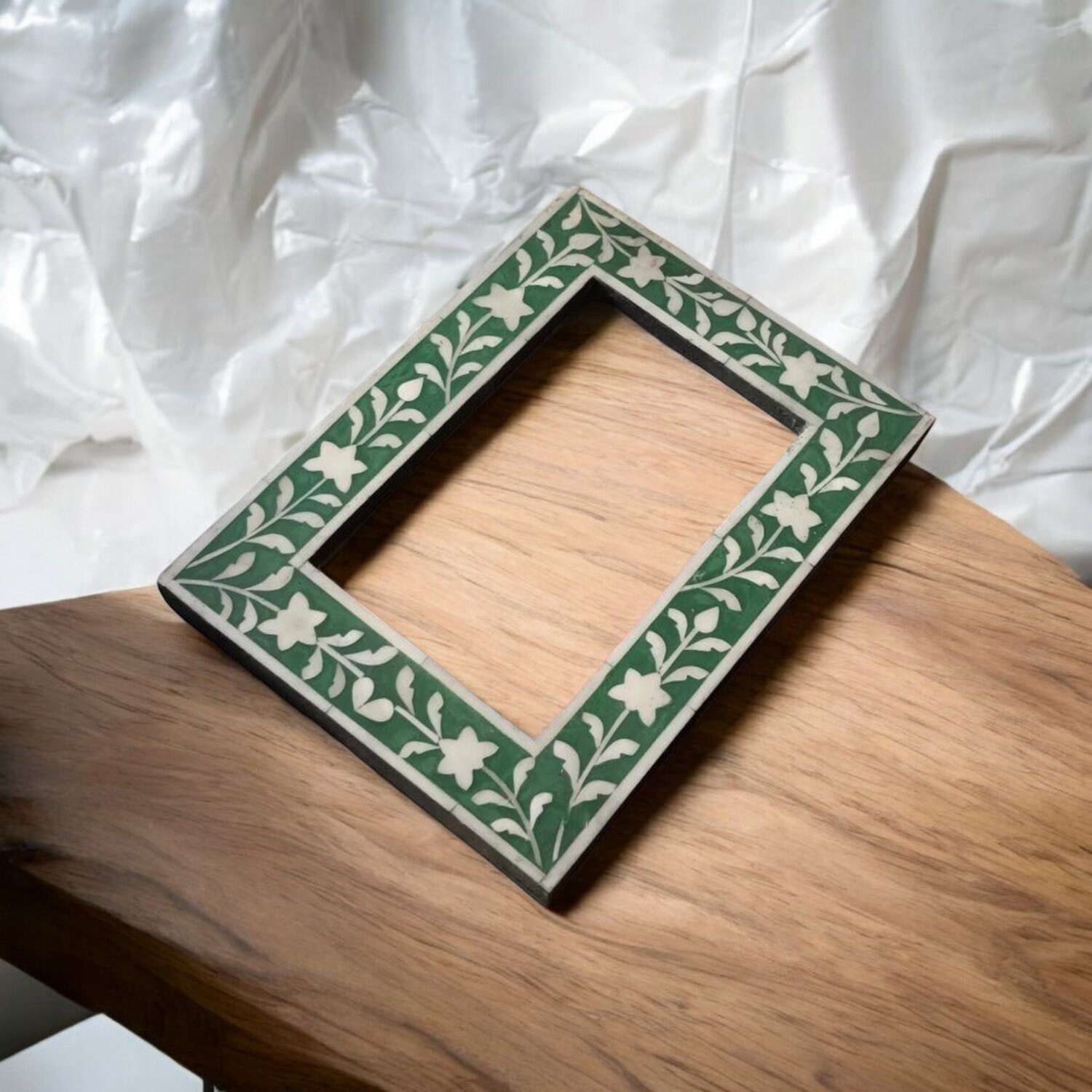Camel Bone Inlay Photo Frame Vintage Antique Picture Frame Renew ...