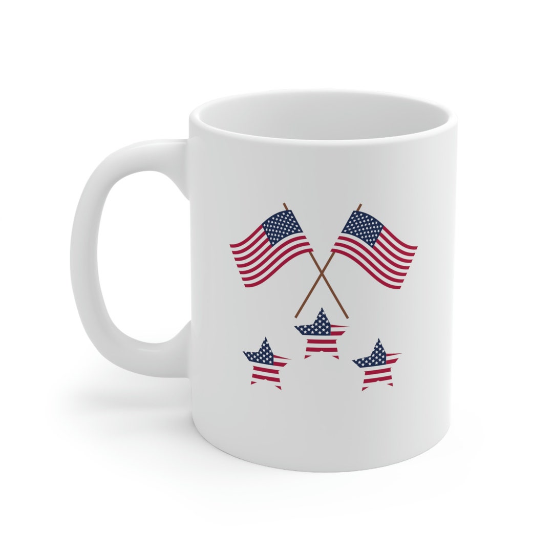 Coffee Mug, Patriotic Coffee Mug, Patriotic Mug, Patriotic Gift, Coffee ...