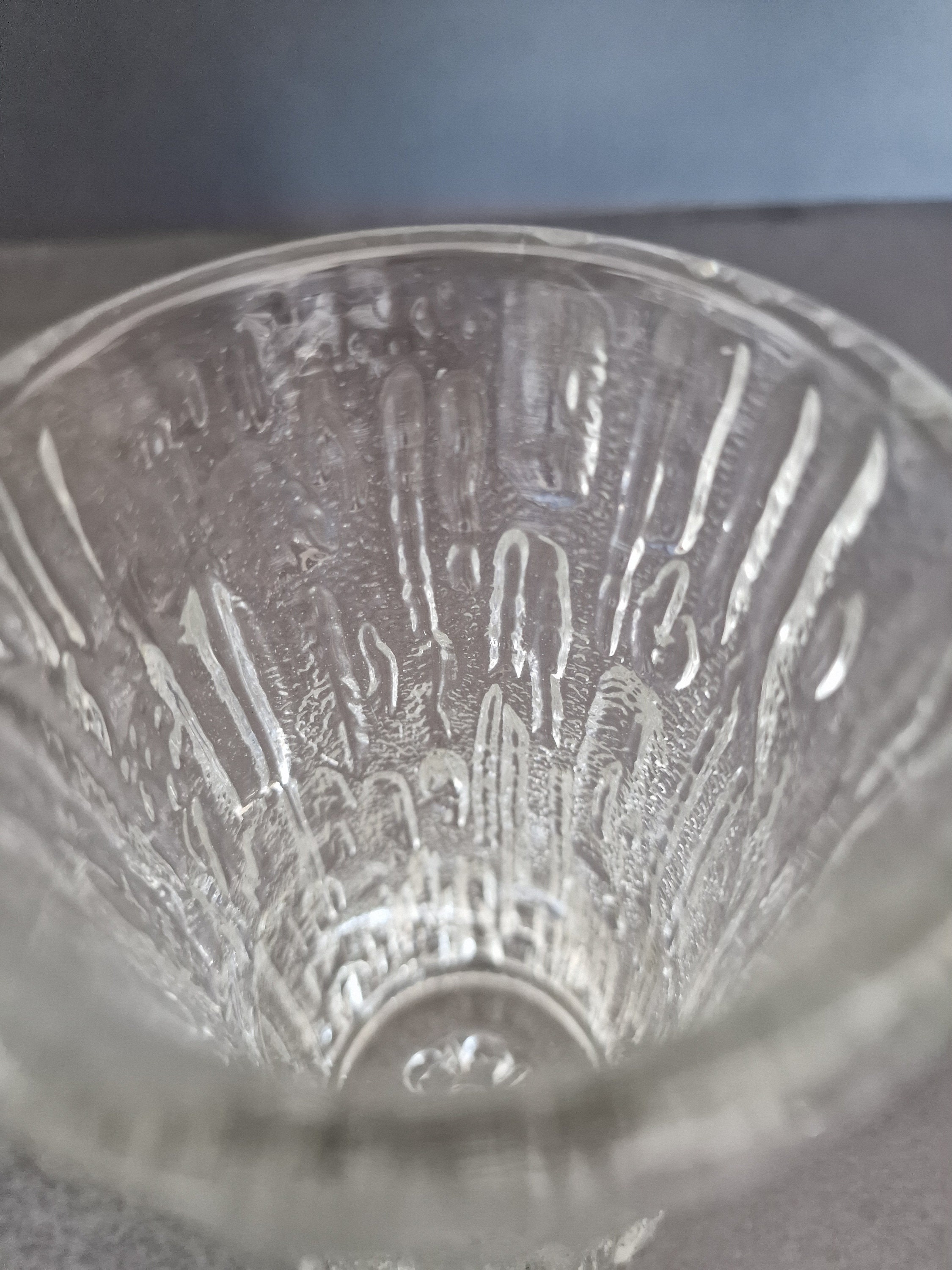Brutalist 'wild Oak' Bark Glass Vase by Bagley: - Etsy