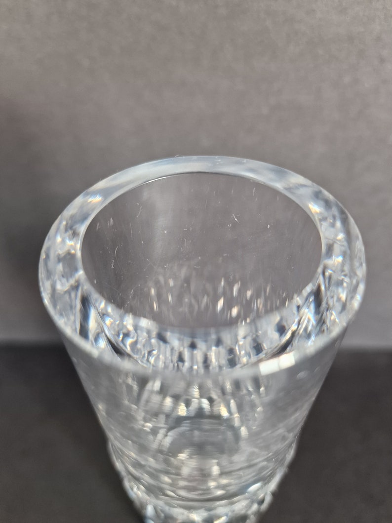 Bengt Edenfalk Signed Crystal Vase for Skruf, Sweden Classic ...