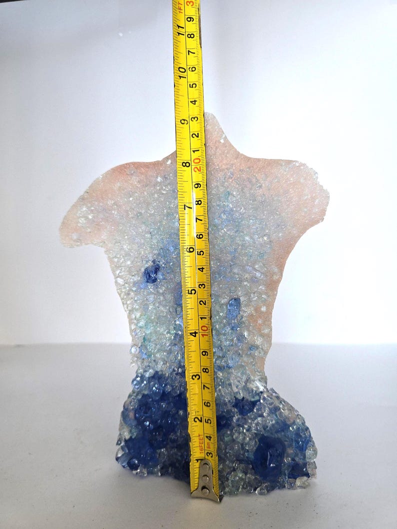 Patrick Stern Fused Glass Male Nude Torso Sculpture - Etsy