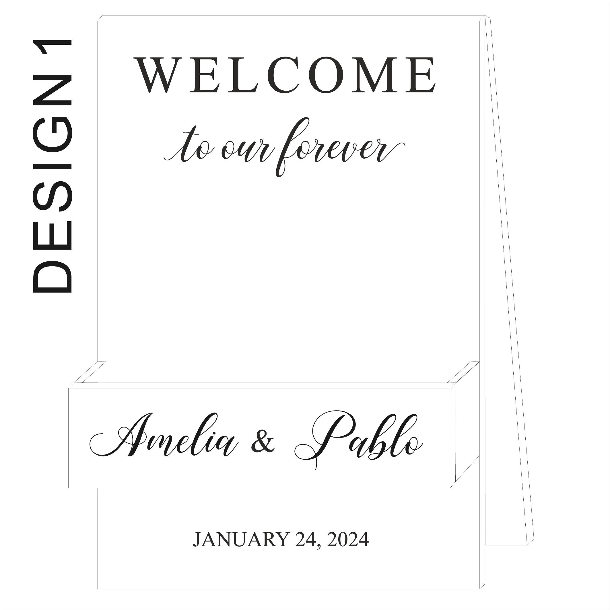 Lasercut Lettering For Diy Sign3m Backed Acrylic Lettering Stencil Flower Box Wedding Welcome