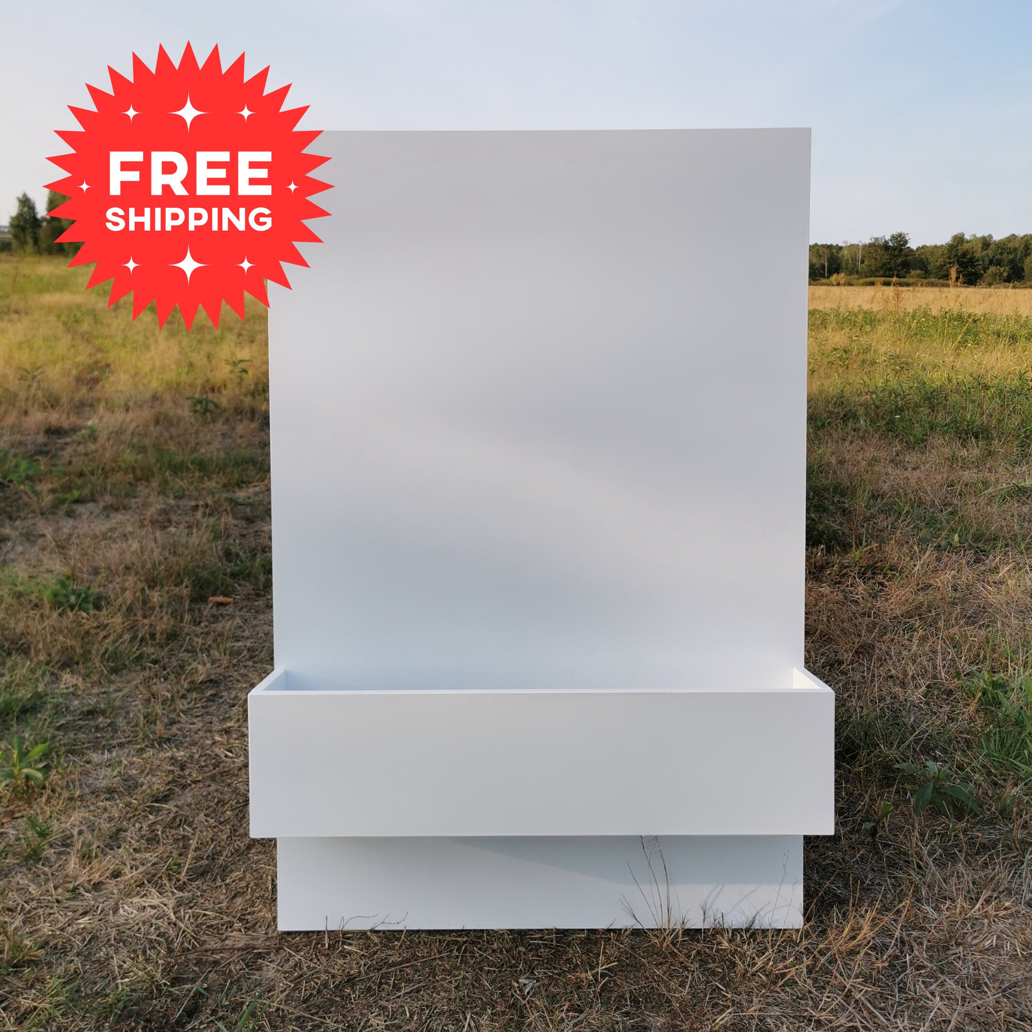 Blank Flower Box Welcome Sign, Personalized A-frame Sign, DIY Floral ...