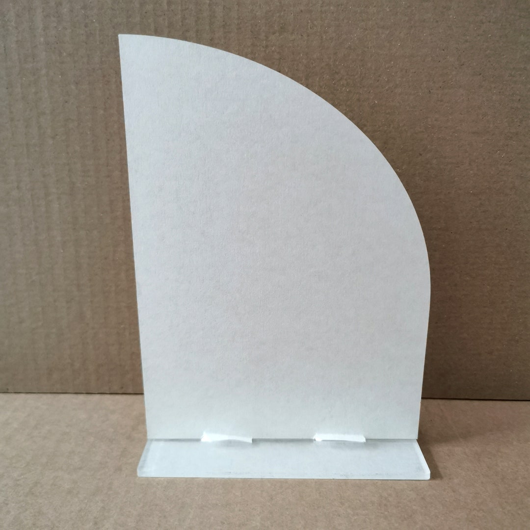 5x7 & 6x8 Half Arch Shape Table Sign - Etsy