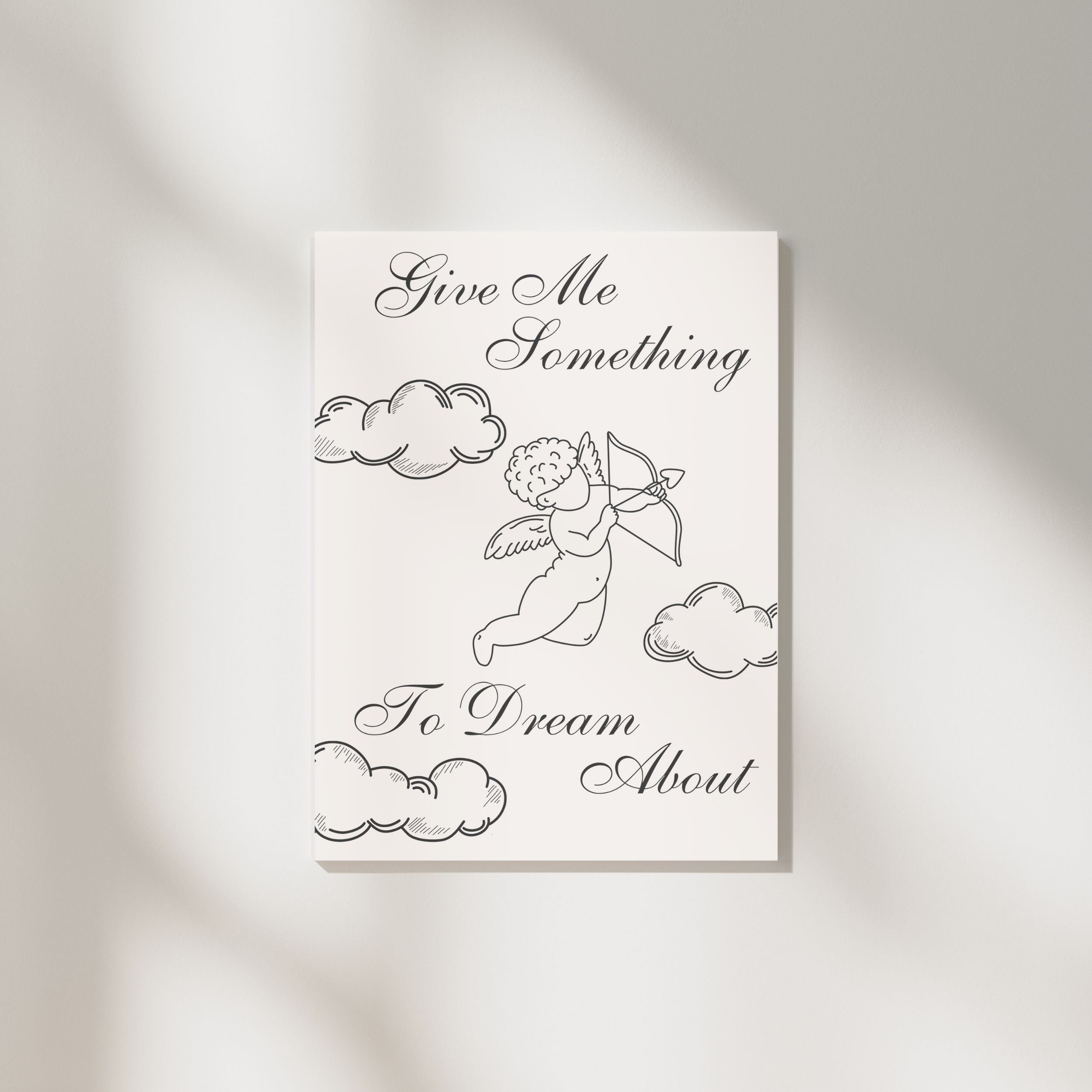 Set of 3 Retro Aesthetic Cupid Poster, Angel Wall Art, Cute Poster ...