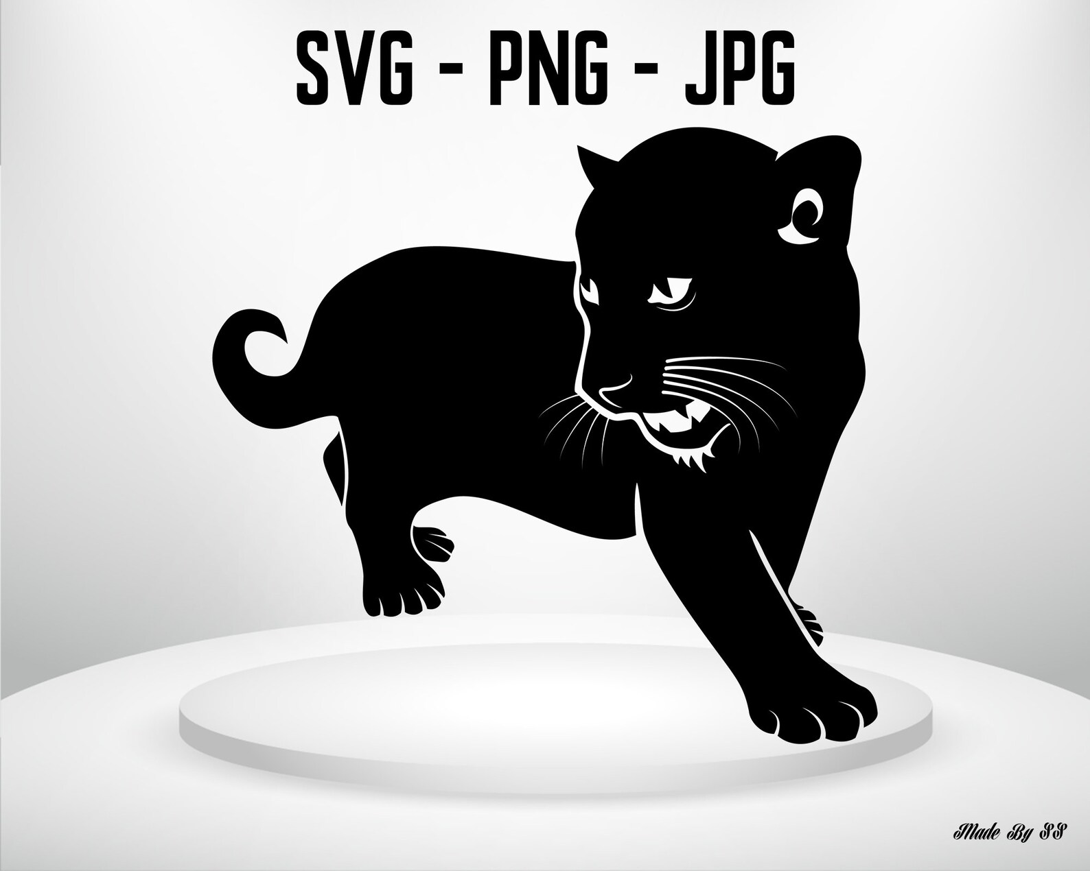 Puma Cat Baby Cougar Svg Png Jpg Circut File Cut and Print - Etsy