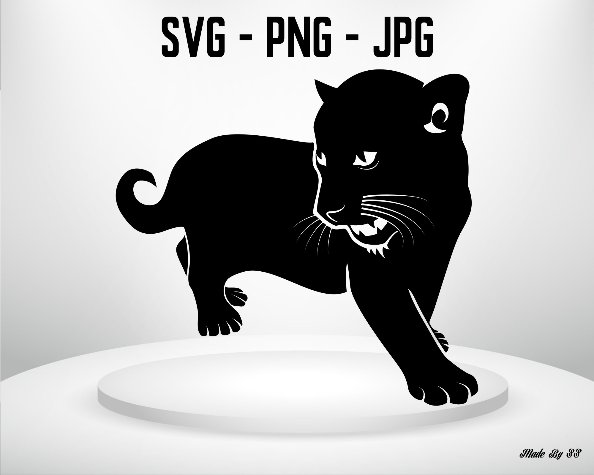 Puma Cat Baby Cougar Svg Png Jpg Circut File Cut and Print Ready - Etsy