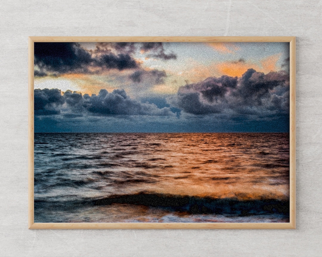 Tides Poster, Waves Print, Waves Poster, Coastal Wall Art, Coastal ...