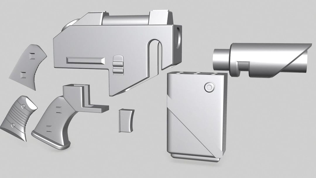 Warhammer 40'000 Las Pistol STL File Only - Etsy Israel
