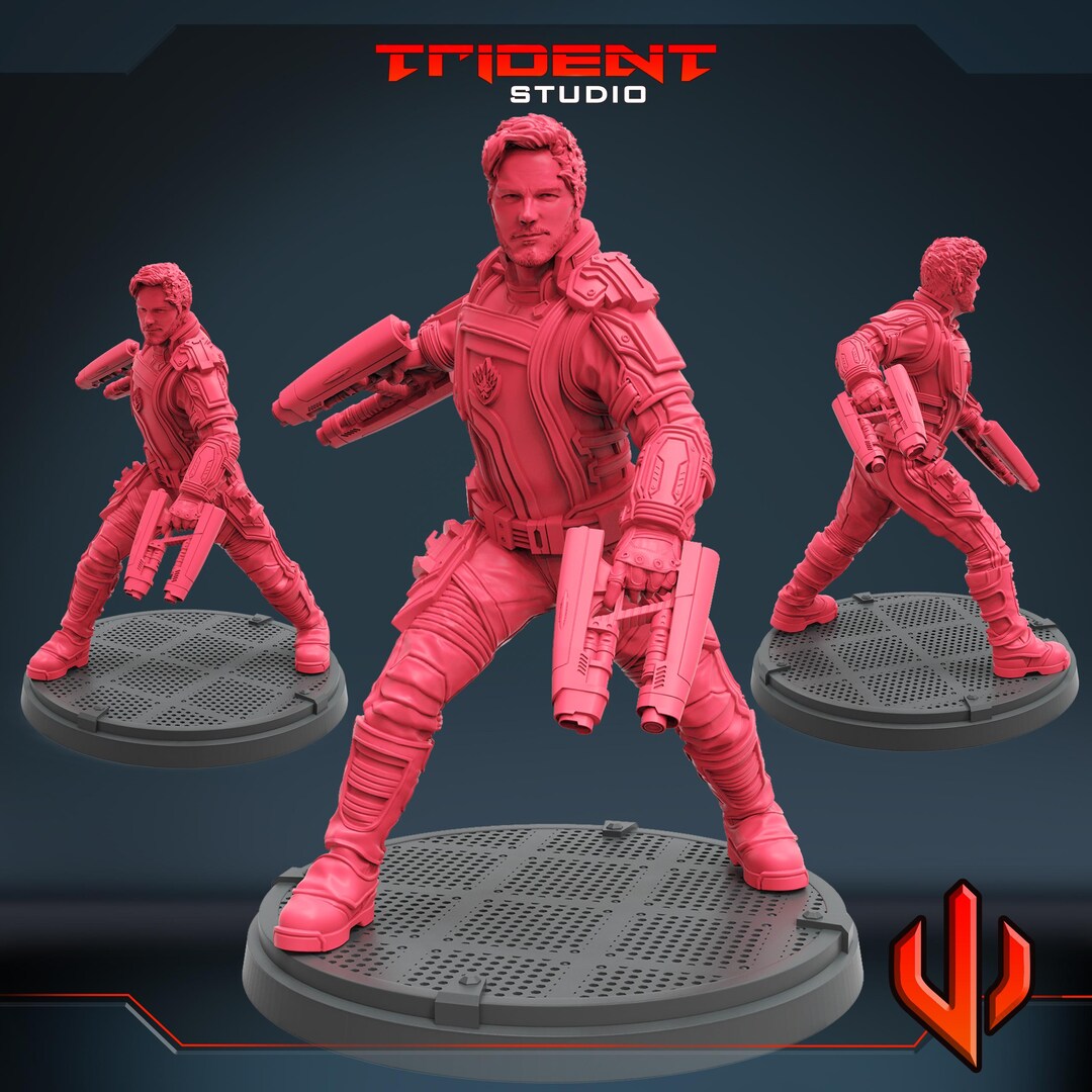 Star Lord GOTG 3 Tribute 40mm Scale Model - Etsy