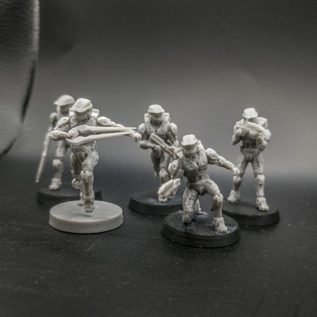 1:48 Scale Halo 3 Master Chief Miniatures - Etsy Australia
