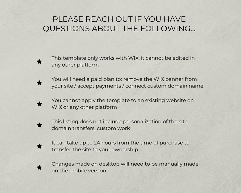 Wix Website Template E-commerce Wix Online Store Template Modern Wix ...