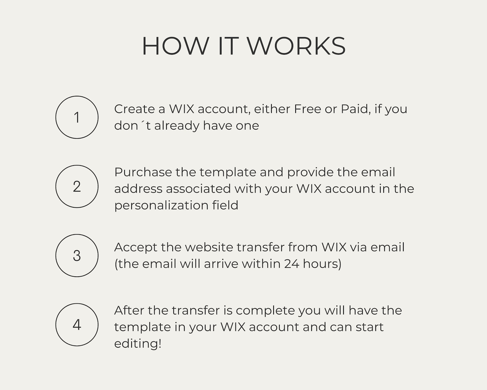 Minimal WIX Sales Page Website Template Wix Coach Template Business Website Design Course ...