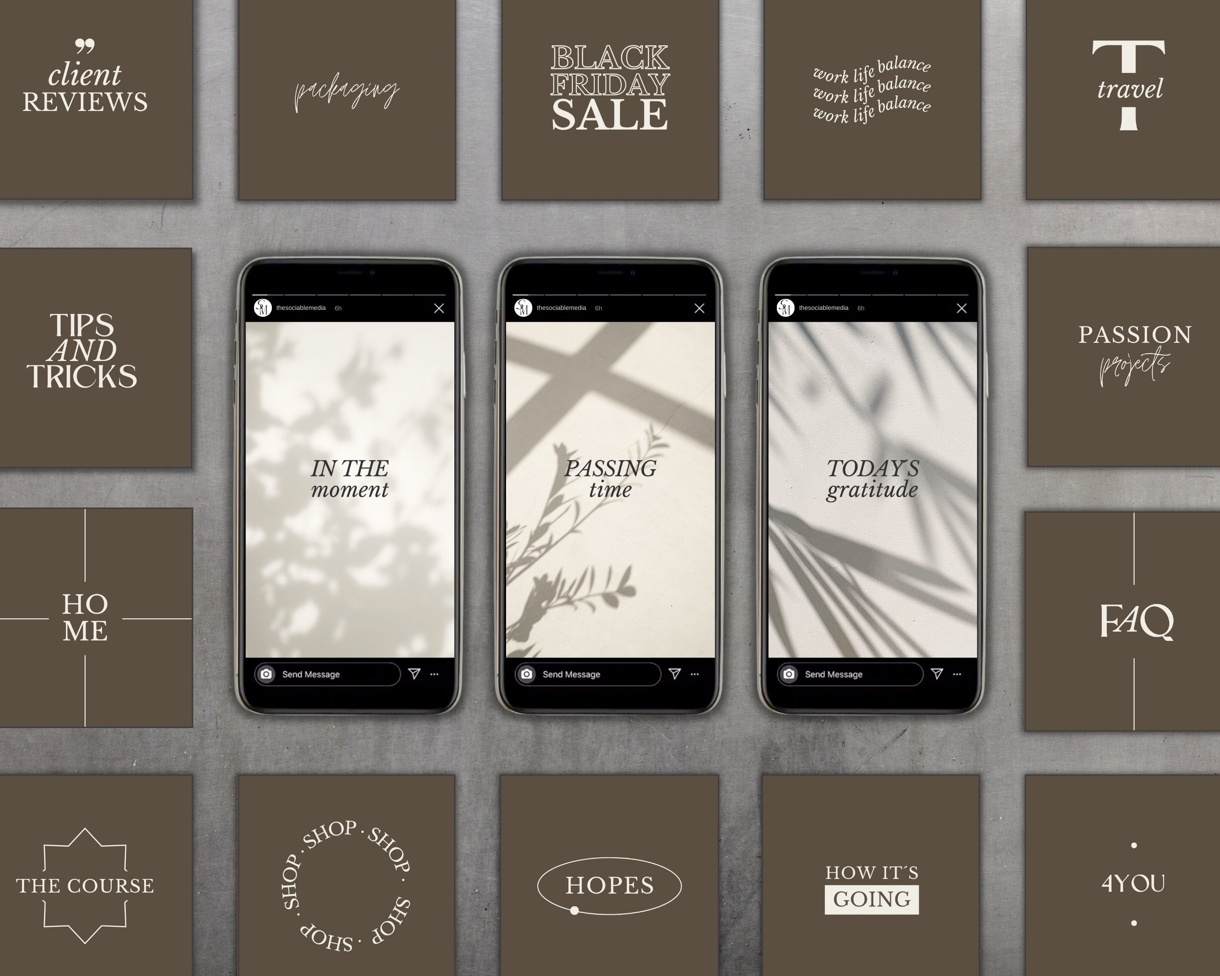 Minimal Instagram Highlight Covers Instagram Post Template Pink ...