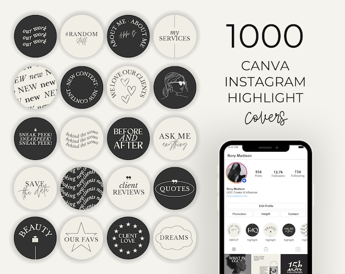 Minimal Instagram Highlight Covers Neutral Story Instagram Highlight ...
