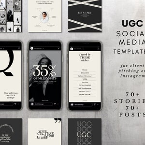 Social Media Templates for UGC Creators and Influencer | Instagram ...